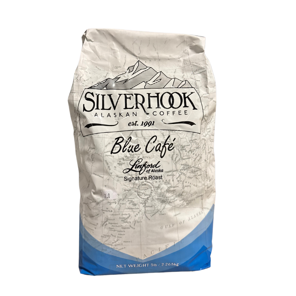 Blue Cafe Coffee 5lb Whole Bean – LinfordofAlaska