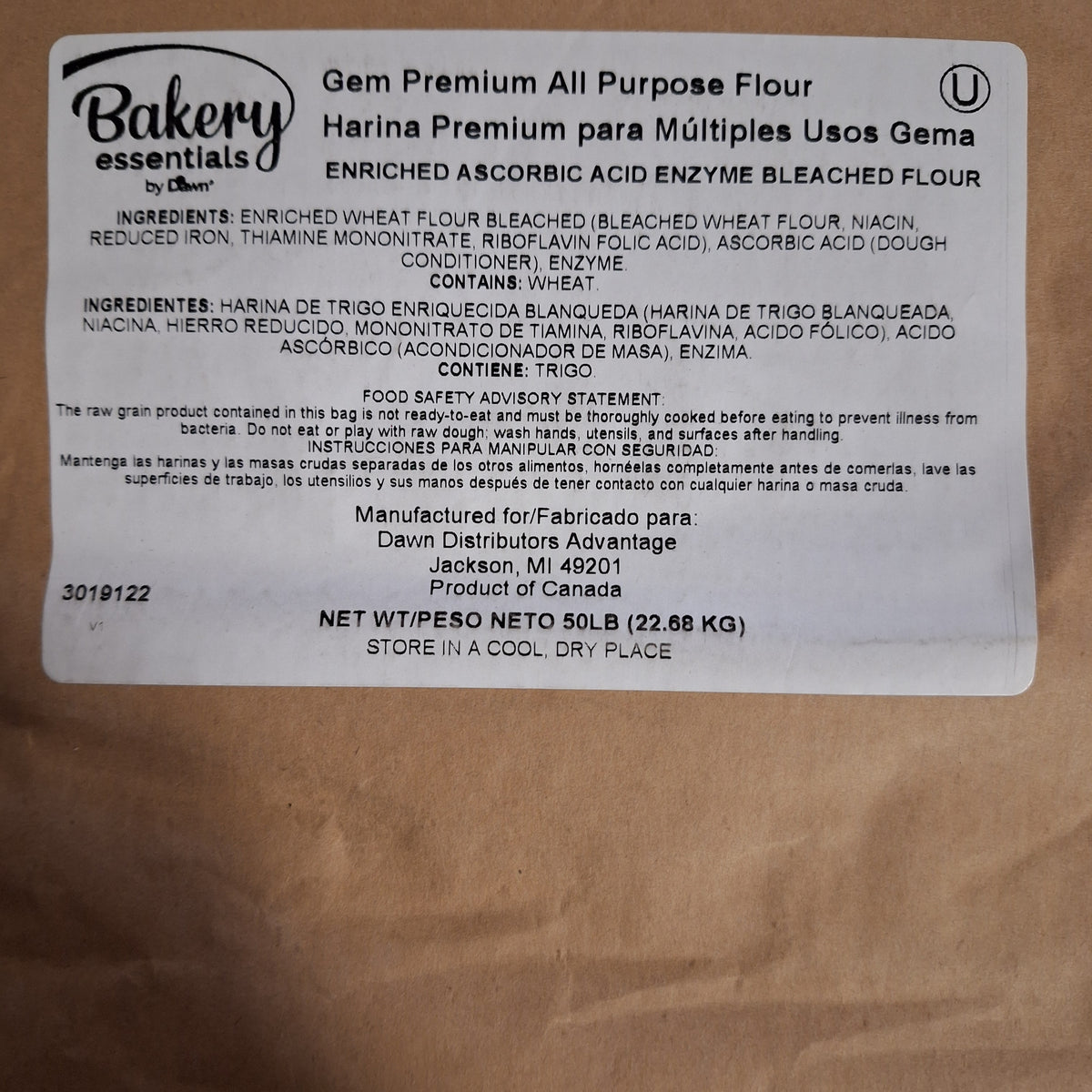 Flour All Purpose Bakers Gem 50lb – LinfordofAlaska